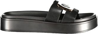 Laura Biagiotti Femme, Chaussures, Noir, Taille: 39 EU Slipper Logo