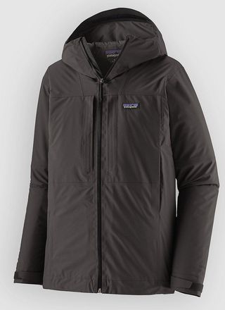 Patagonia Insulated Boulder Fork Rain Jacke black