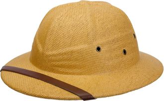 Conner Hats Conner Bendigo Tropenhelm Sonnenhut Sommerhut Strohhut Damen/Herren - mit Lederband Sommer Fr&uuml;hling-Sommer - One Size Natur