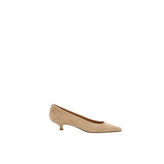 Aeyde Femme, Chaussures, Beige, Taille: 37 1/2 EU D&eacute;collet&eacute; Cari