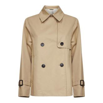 Max Mara Femme, Manteaux, Beige, Taille: 40 FR Biglia Trench Coat