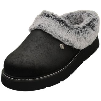 Skechers Keepsakes Lite Cozy Blend Hausschuhe für Damen, Schwarze Zierleiste, 39.5 EU