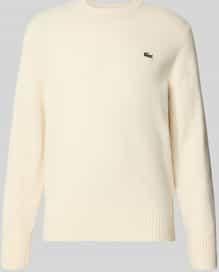 Lacoste Regular Fit Pullover aus reiner Wolle