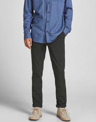 Jack & Jones Marco - Pantalon fuselé - Gris foncé