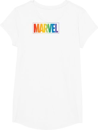 MARVEL Logo in Rainbow Letters T-Shirt