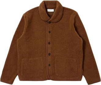 Universal Works Homme, Vestes, Brun, Taille: XL Alvar Fleece Lancaster Jacket