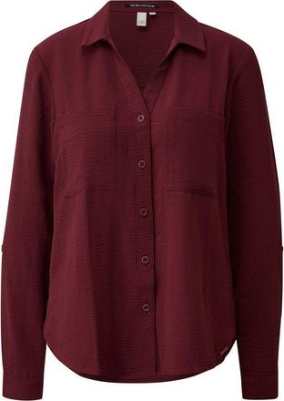 QS by s.Oliver Langarmbluse Bluse Bluse mit Turn-up