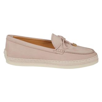 Tod's Femme, Chaussures, Rose, Taille: 37 EU Mocassins Gomma Rafia 92K
