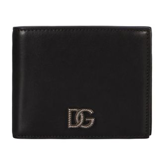 Dolce & Gabbana DG Logo Bi-Fold Wallet - - Accessories - Herren - Schwarzk - ONE SIZE