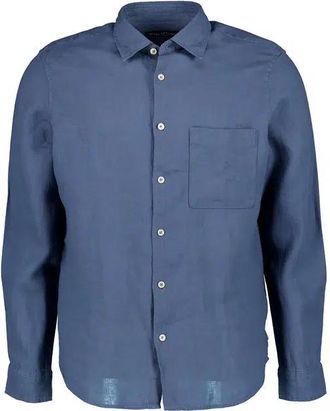 Marc O'Polo Herren Hemd blau Leinen