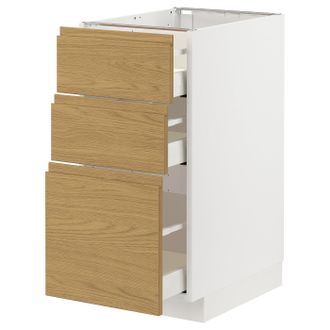 IKEA METOD / MAXIMERA Unterschrank mit 3 Schubladen