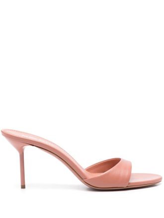 PARIS TEXAS mules en cuir Lidia 70 mm - Rose
