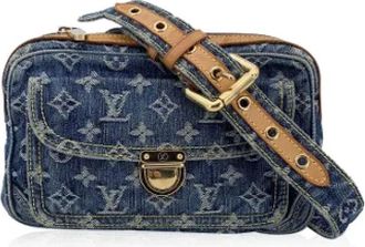 Louis Vuitton Pre-owned Denim sacs-louis-vuitton - Femme - Pre-owned - Bleu - Taille: ONE Size