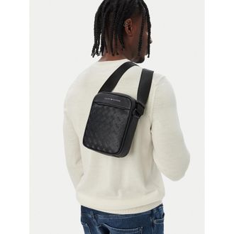 Tommy Hilfiger Umh&auml;ngetasche Tommy Hilfiger Th Modern Monogram Mini Reporter AM0AM14844 Schwarz