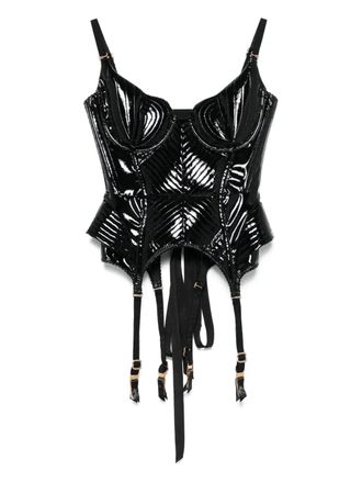 Maria Lucia Hohan haut-corset Zephy - Noir