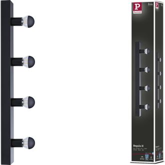 Paulmann 80099 Spiegelleuchte IP44 E14 230V max. 4x40W dimmbar Schwarz
