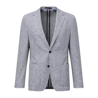 Strellson Homme, Vestes, Gris, Taille: 2XL Blazer &agrave; rayures textur&eacute;es