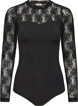 Ichi Ichi, Femme, Tops, Noir, Taille: 36 FR Palmer Rib Top