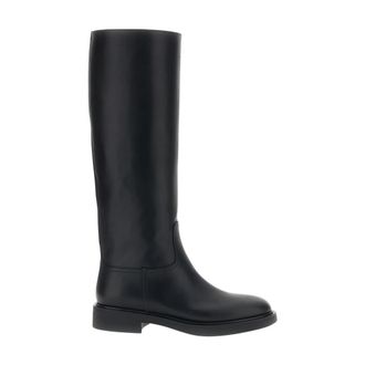 Gianvito Rossi Kniehohe Stiefel zum Hineinschl&uuml;pfen - - Shoes - Damen - Schwarzk - 37 EU