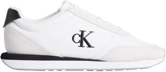 Calvin Klein Baskets Homme Retro Mix avec Logo, Blanc (Bright White/Black), 42