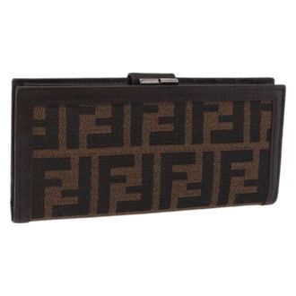 Fendi Portefeuille long Pre-owned - Femme - Pre-owned - Brun - Taille: ONE Size