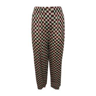 Emma & Gaia P13P076 Weite Viskosehose - - Trousers - Damen - Mehrfarbig - L