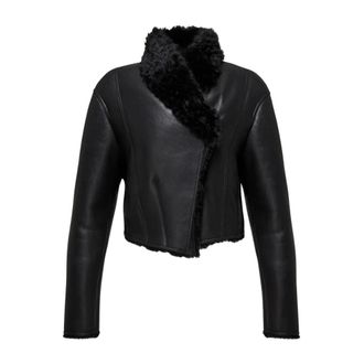 VSP Vsp, Femme, Vestes, Noir, Taille: 36 FR Severina Shearling Jacket