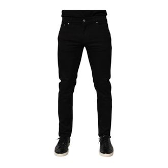 Dolce & Gabbana Schwarze Skinny Hose - - Jeans - Herren - Schwarzk - S