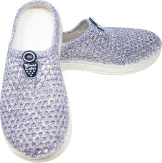 Thomas Calvi Chaussures de plage pour femme - Sabots légers et respirants - Bleu - bleu, 38 EU