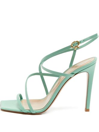 Gianvito Rossi sandales Manilla 110 mm à brides pre-owned - Vert