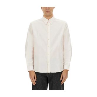 A.P.C. A.p.c. - Greg Shirt - Homme - Chemises - Rose - Taille: XL