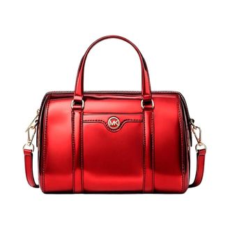 Michael Kors Femme, Sacs, Rouge, Taille: ONE Size Jet Set Small Metallic Convertible Crossbody Bag