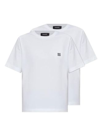 Dsquared2 lot de deux t-shirts à logo imprimé - Blanc