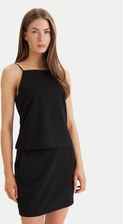 Calvin Klein Jeans Top Ponte LV044F206G Schwarz Slim Fit