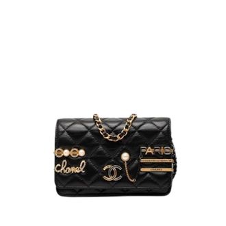 Chanel Pre-owned Mini Coco Clips Wallet on Chain - - Pre-owned - Damen - Schwarzk - ONE SIZE