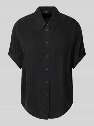 Mango Regular Fit Bluse aus Cupro-Viskose-Mix