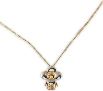 Louis Vuitton x Takashi Murakami collier Vivienne en or 18ct à pendentif