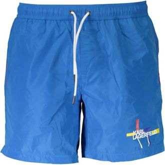 Karl Lagerfeld Blaue Polyester-Bademode - - Swimwear - Herren - Blau - S