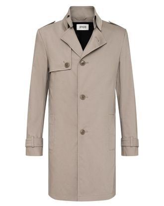 Drykorn Trenchcoat mit kurzem Revers und Stretchanteil in