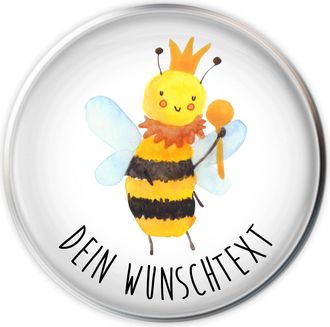 Mr. & Mrs. Panda Waschbecken Abfluss Biene K&ouml;nig - Personalisierte Geschenke, Personalisierung, Selbst Gestalten, St&ouml;psel, Stopfen, Wunschtext