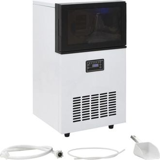 vidaXL Vidaxl - Appareil &agrave; gla&ccedil;ons Noir 45 kg / 24 h