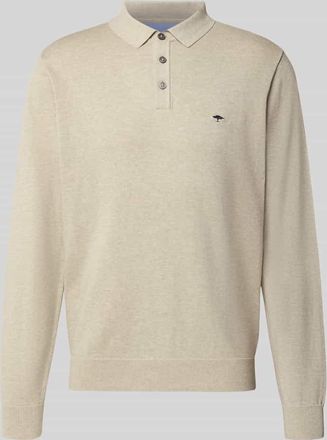 Fynch-Hatton Strickpullover mit Polokragen und Knopfleiste