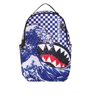 Sprayground Sprayground, Femme, Sacs, Bleu, Taille: ONE Size Ichimatsu-Moyo Camokawa Backpack
