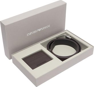 Emporio Armani Kartenetui und G&uuml;rtel Set Emporio Armani EM002772 AF13396 Schwarz