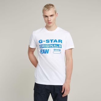 G-Star Originals T-Shirt - Wei&szlig; - Herren