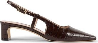 Stuart Weitzman Bottines Baby Babette en cuir de ch&egrave;vre