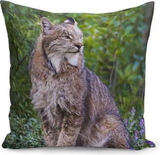 Fabulous Kissen Kissenbezug 40x40 cm Schöner Luchs in der Wildnis Foto Natur Tierische Sauvage