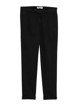 BRIGLIA 1949 Chino mit Bundfalten - Schwarz