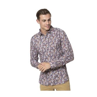DeSoto Abstraktes Mehrfarbiges Hemd - - Shirts - Herren - Mehrfarbig - L