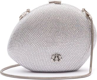 Isla pochette à ornements en cristal - Argent